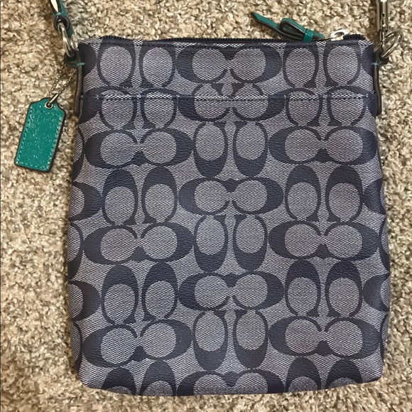 Coach | Bags | Coach Signature Stripe Swingpack Crossbody Bag | Poshmark